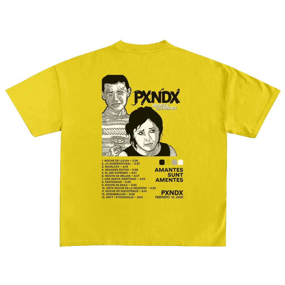 Playera PXNDX | Albúm Amantes Sunt Amentes — Infinitee MX