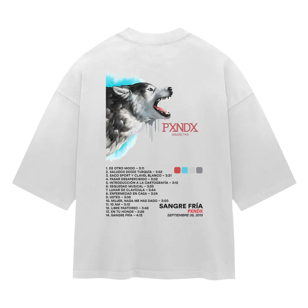 Playera PXNDX | Álbum Sangre Fría — Infinitee MX